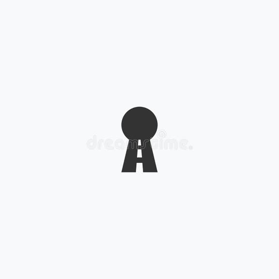 Open road logo stock vector. Illustration of inside - 232563840
