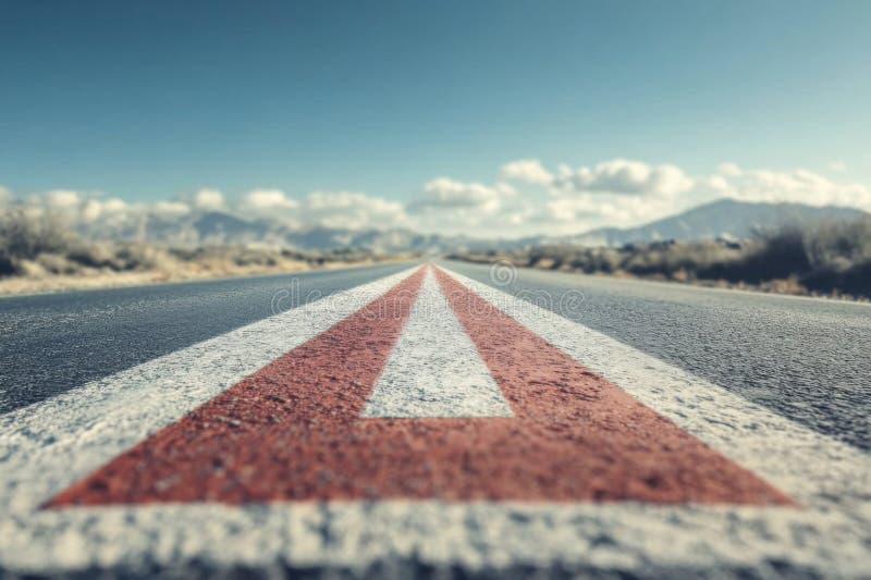 Open Road Perspective Journey Stock Photo - Image of landscape, outdoors: 382328220