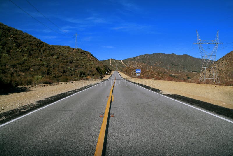 The Open Road stock photo. Image of maintained, lanes - 65594776