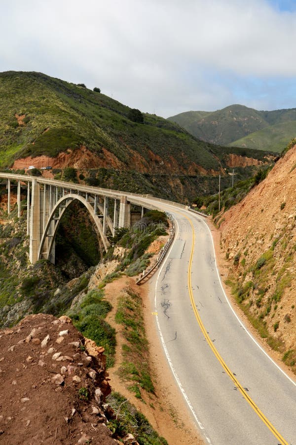 Open Road stock photo. Image of earth, bigsur, coast - 100280214