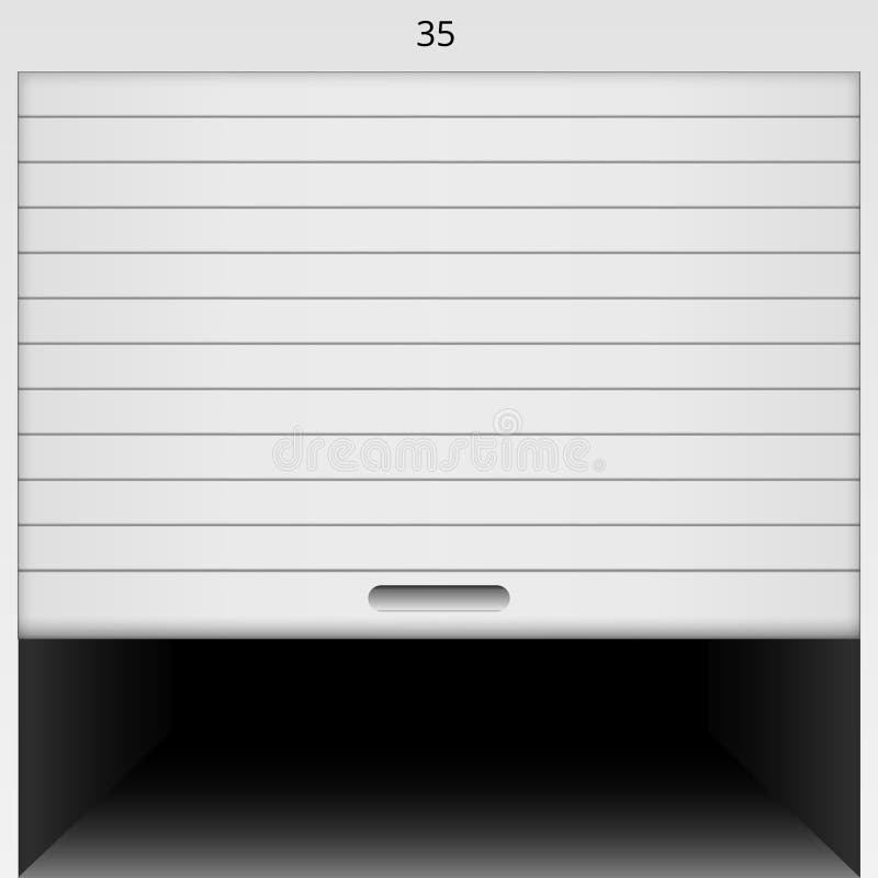 Roller Shutter Door Logo Icon Template Stock Vector - Illustration of ...