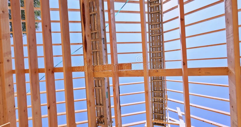 Open Roof Structure with a Large Framework Skeletal Frame Constructed ...