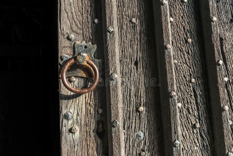 Open Rustic Door stock image. Image of ajar, texture - 38112423