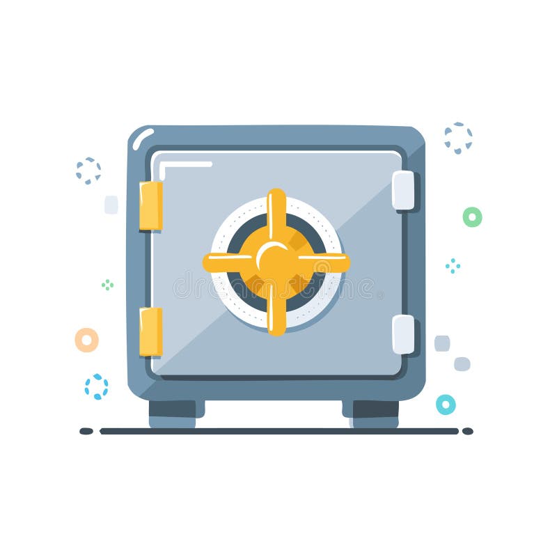 Open safe stock vector. Illustration of treasure, protection - 361490874