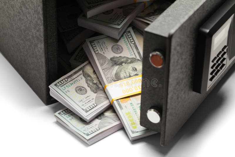 Safe full of money stock photo. Image of banking, bonus - 7604960