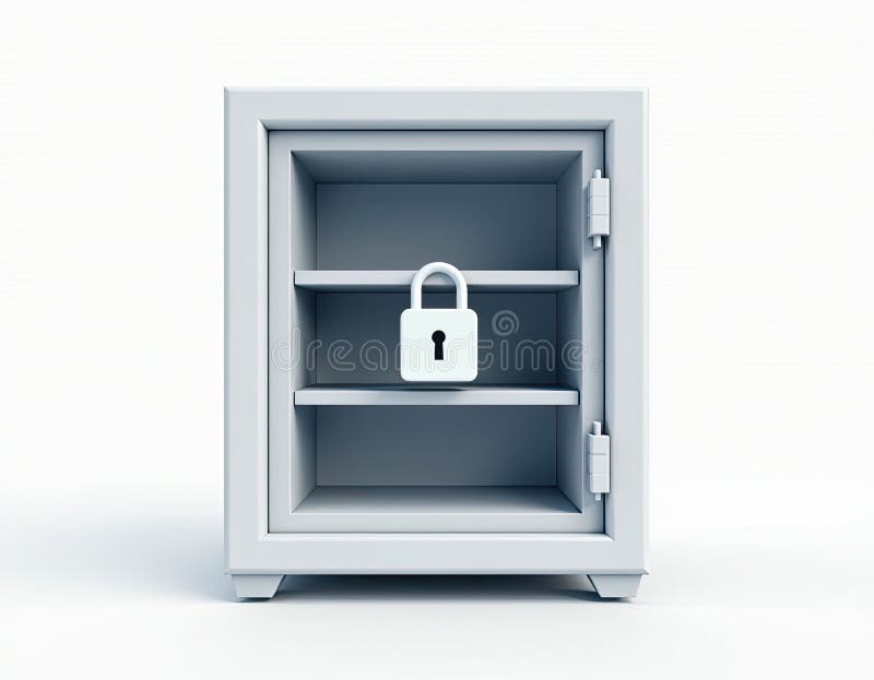 Open Safe with Padlock - Security, Privacy, and Data Protection Concept ...
