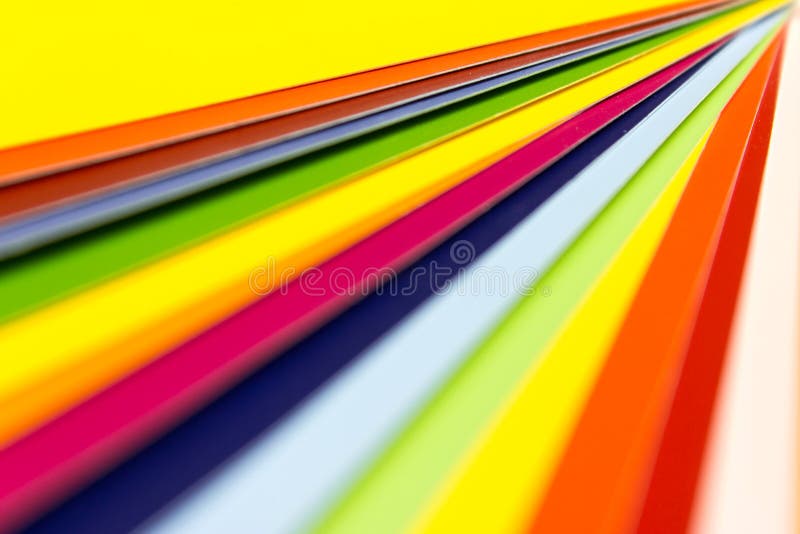 Open Sample Colors Catalogue, Samples for Colour Definition Stock Photo ...