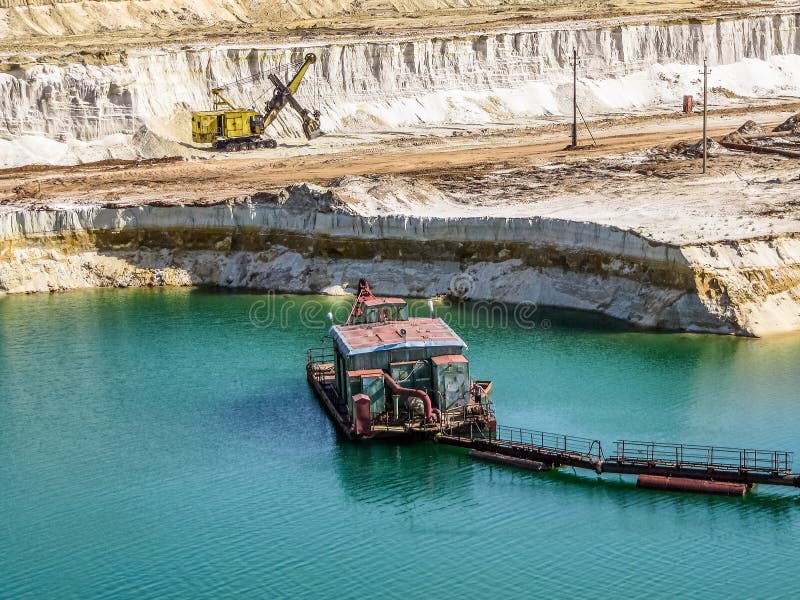 Open sand pit stock photo. Image of technology, business - 178174330