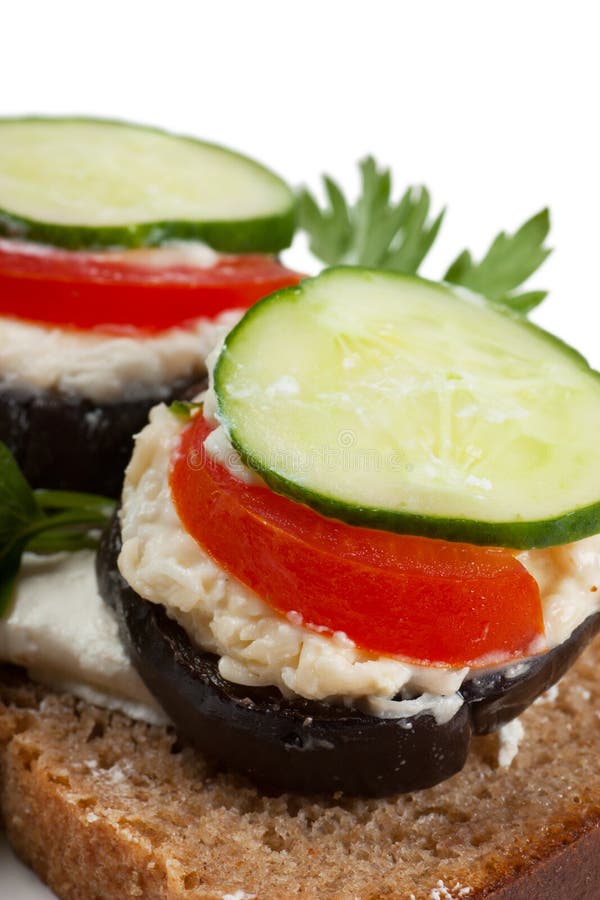 Open sandwich stock image. Image of close, object, fast - 21674295