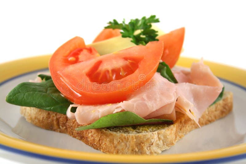 Open Sandwich 8 stock image. Image of herbs, culinary - 4521295