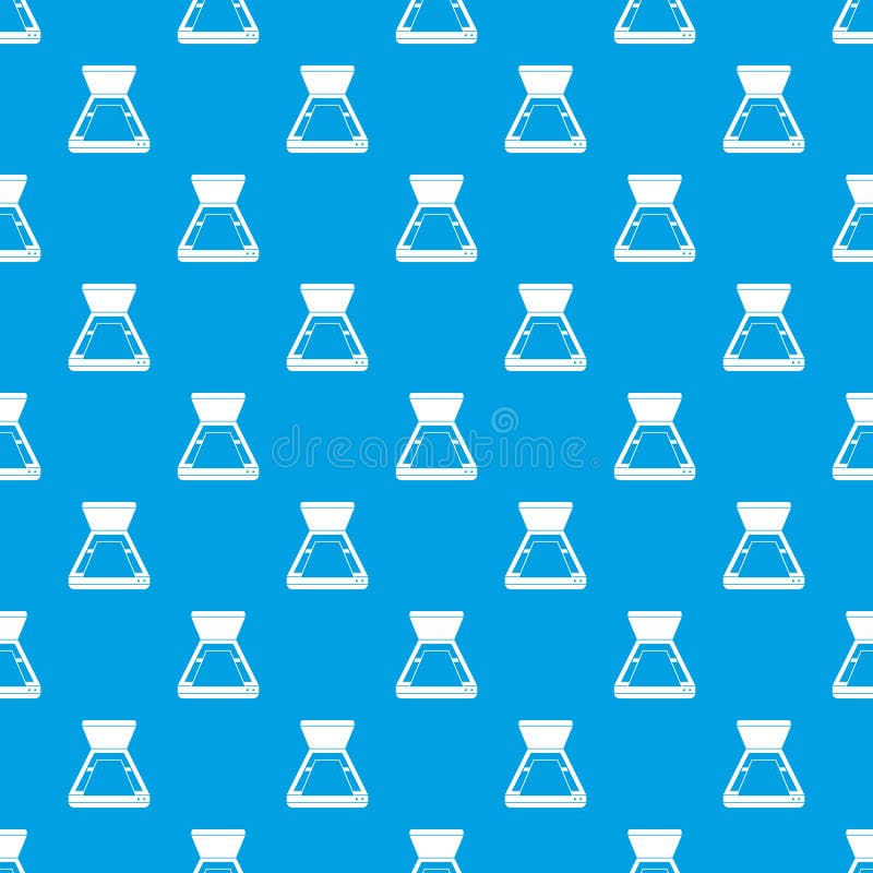Open Scanner Pattern Seamless Blue Stock Illustrations – 10 Open ...
