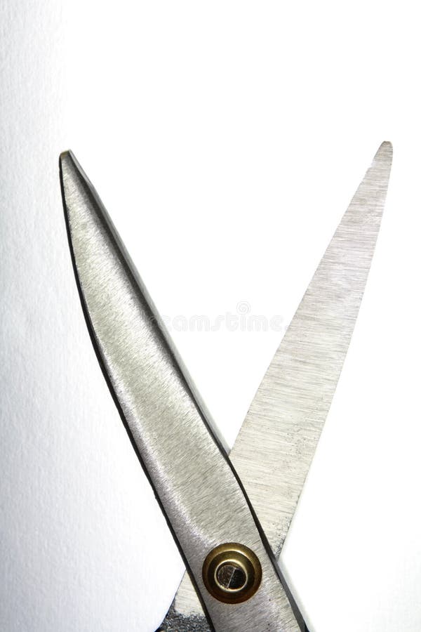 Open scissor blades stock image. Image of scissors, still - 2476181