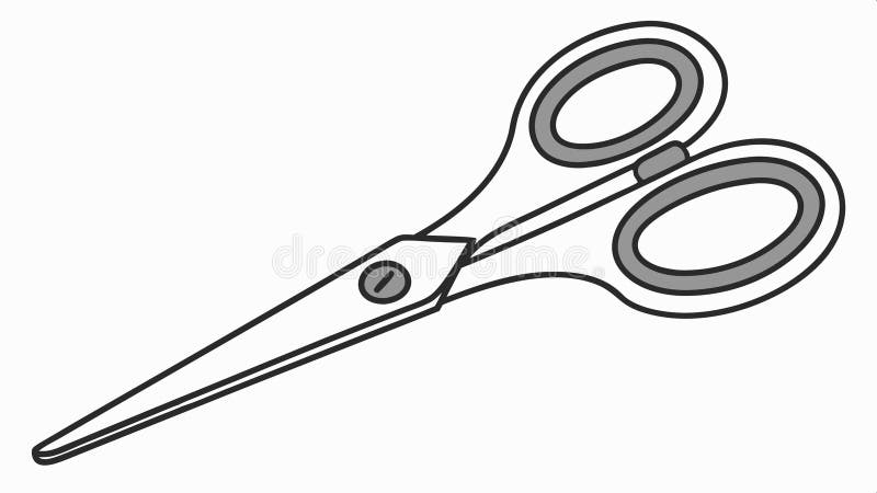 Open Scissors, Cutting Tool, Craft Supply, and Sharp Blade Vector ...