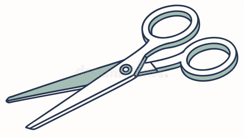 Open Scissors, Cutting Tool, Craft Supply, and Sharp Edge Vector Design ...