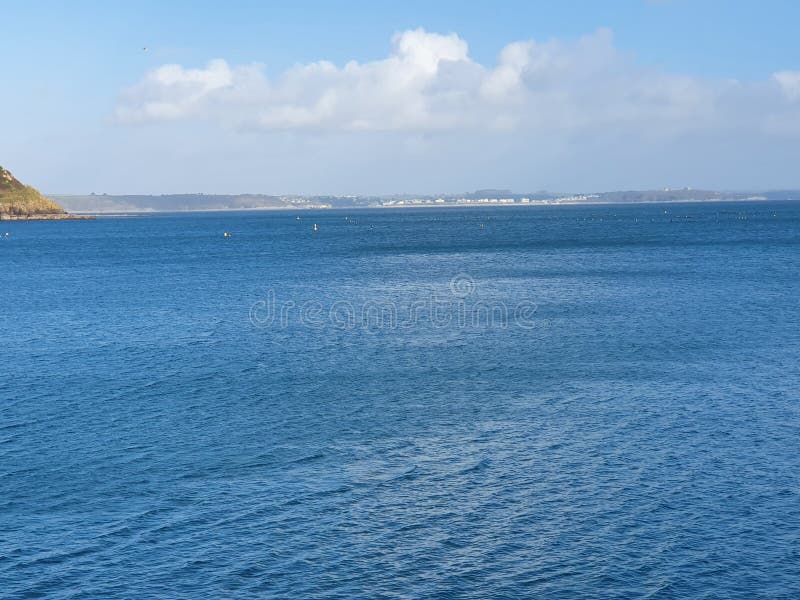 The Open Sea Ocean View Peaceful Stock Image - Image of ocean, peaceful ...