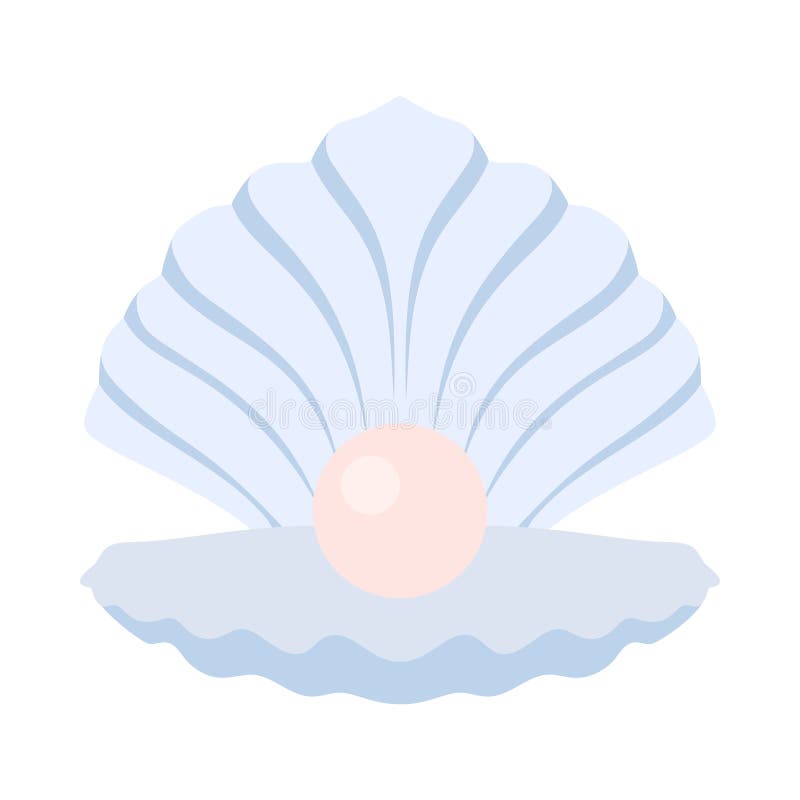 Open Seashell Icon stock vector. Illustration of isolated - 149047741