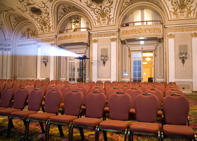 Open Seating at an Auditorium Stock Photo - Image of bright, corporate ...