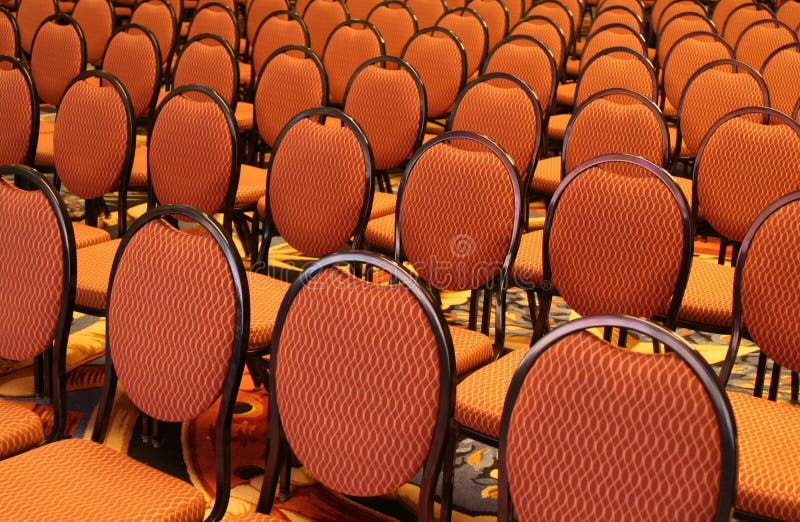 Open Seating at an Auditorium Stock Photo - Image of ballroom, area ...