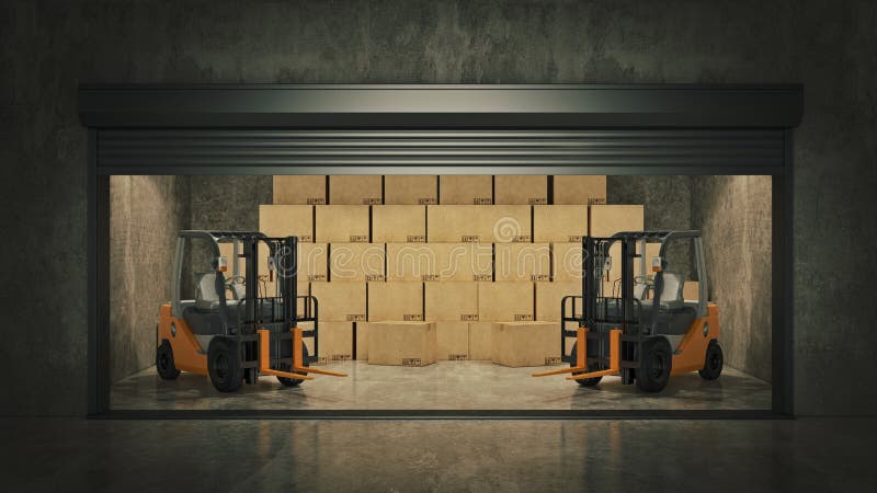 3d Self Storage Unit Container Stock Illustrations – 22 3d Self Storage ...