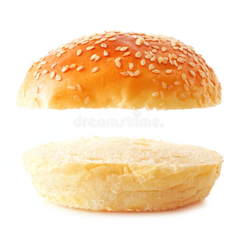 Hamburger Bun Bottom Top View