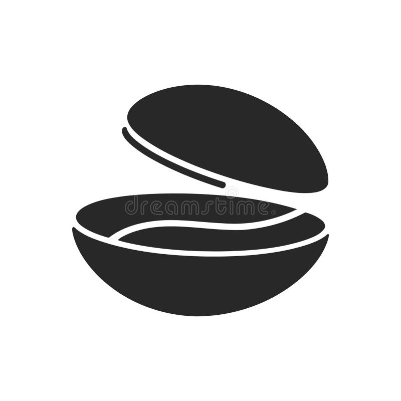 Open Shell Icon stock illustration. Illustration of vector - 361759398