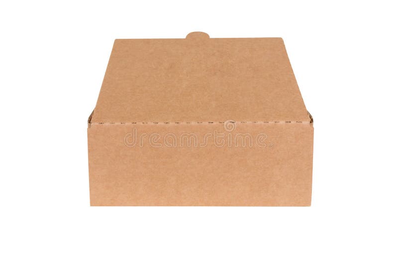 Open Shipping Cardboard Box Isolated Stock Photo - Image of brown ...
