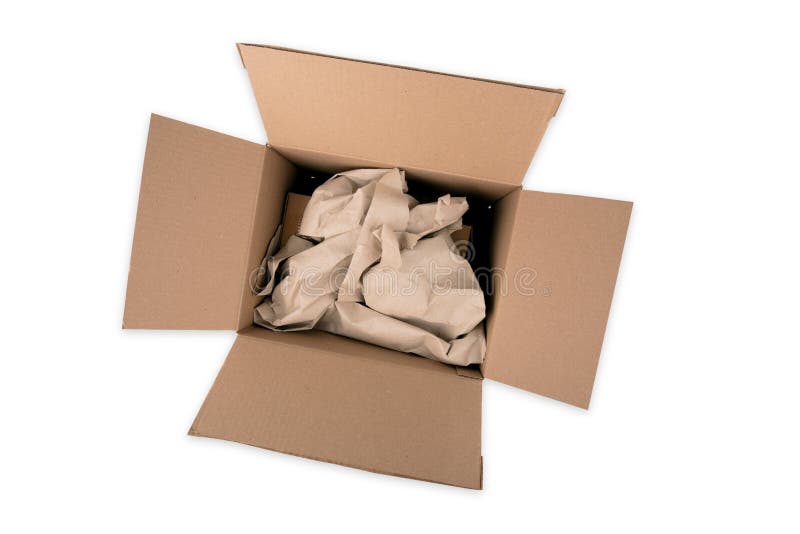 Open Shipping Parcel stock image. Image of blank, online - 250120667