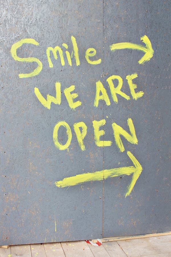 Open shop sign stock image. Image of smile, shop, business - 51202789
