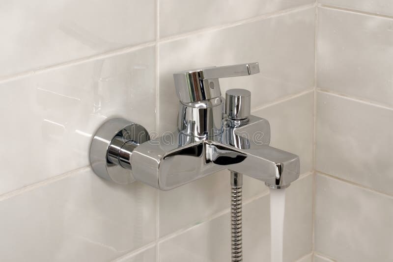 Bathroom Tap stock photo. Image of room, stylish, modern - 2741508
