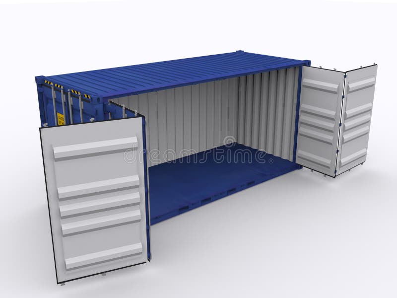 Open Side Shipping Container Stock Illustrations – 2,003 Open Side ...