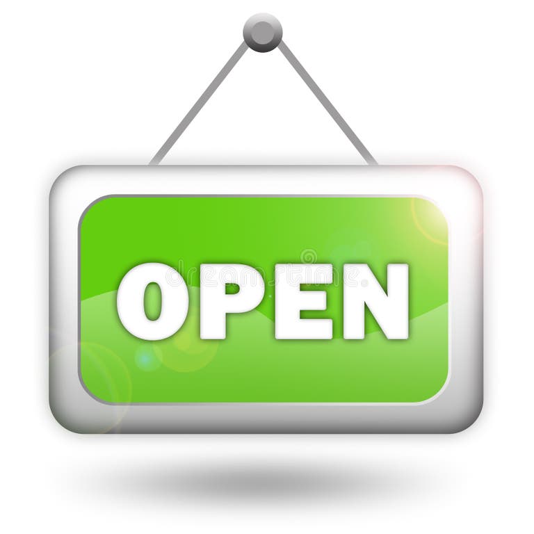 Green Open Sign Stock Illustrations – 25,085 Green Open Sign Stock ...