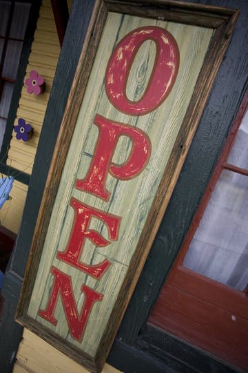 Open Sign stock image. Image of sign, letter, rural, paint - 12164425