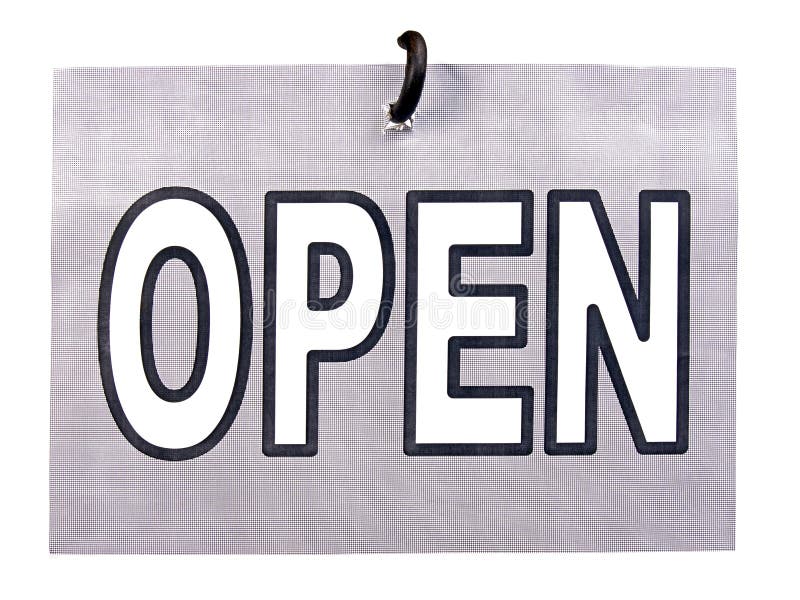 Open sign stock illustration. Illustration of informative - 15006484