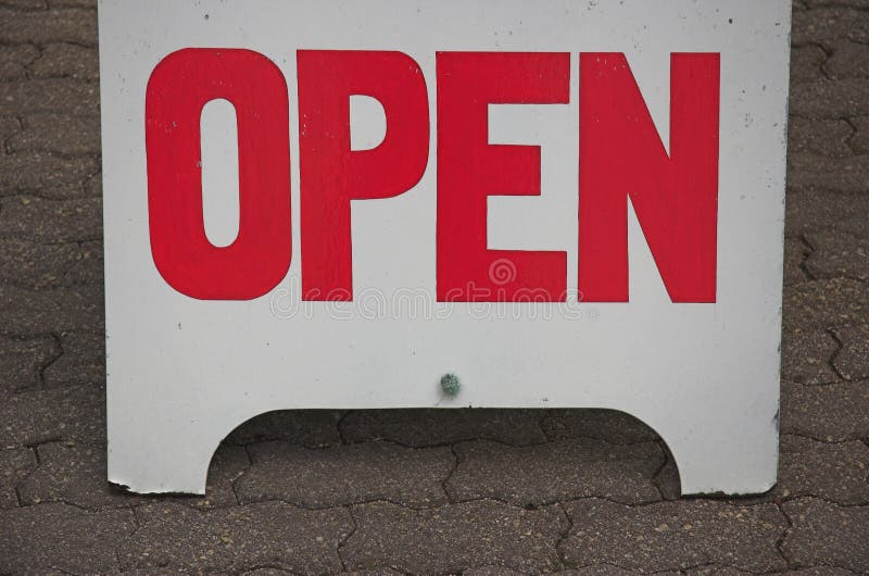 OPen Sign stock image. Image of bill, closed, drive, coins - 402187