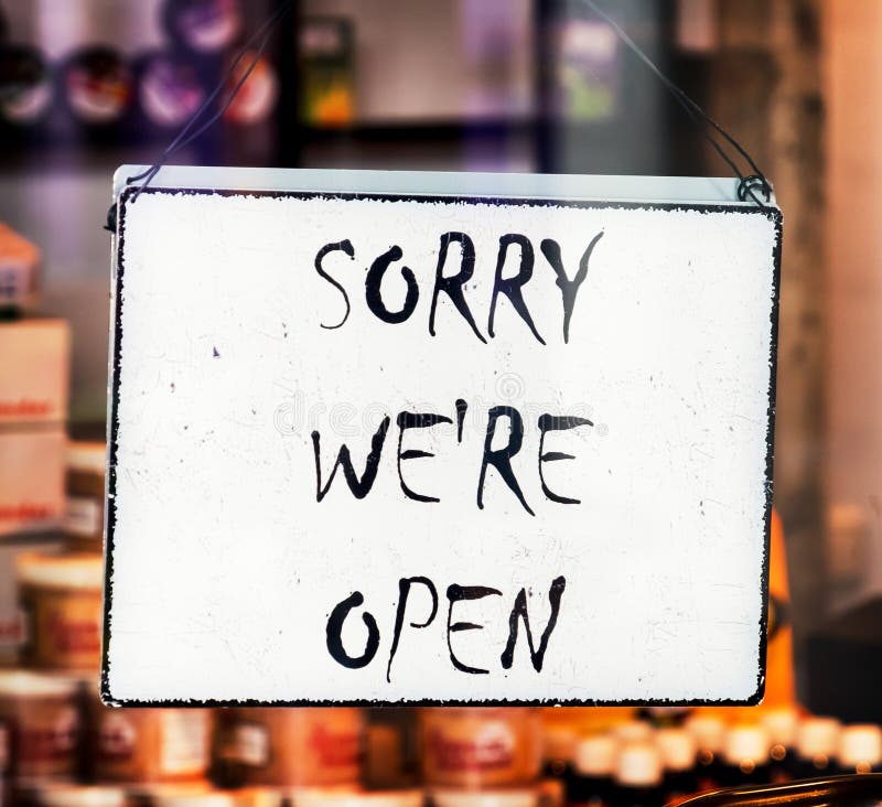 Open sign stock photo. Image of open, blackboard, classic - 65410686