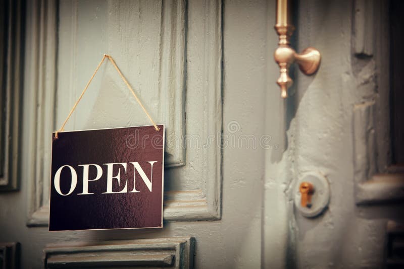 Vintage Open Sign Stock Photos - Download 8,359 Royalty Free Photos