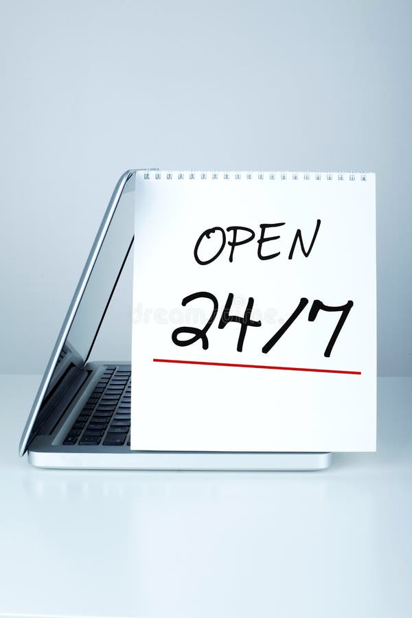 24/7 stock image. Image of business, information, internet - 42761169
