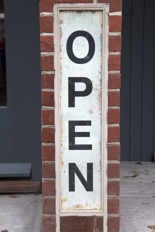 Shop Open Sign stock photo. Image of text, store, hang - 35889622