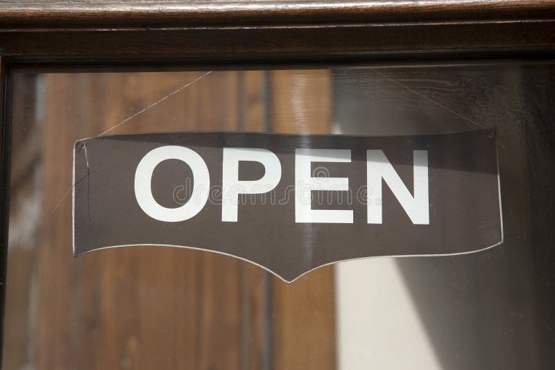 Shop Open Sign stock photo. Image of text, store, hang - 35889622