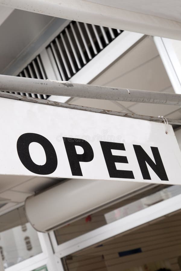 Open Sign stock photo. Image of english, store, sign - 54676822