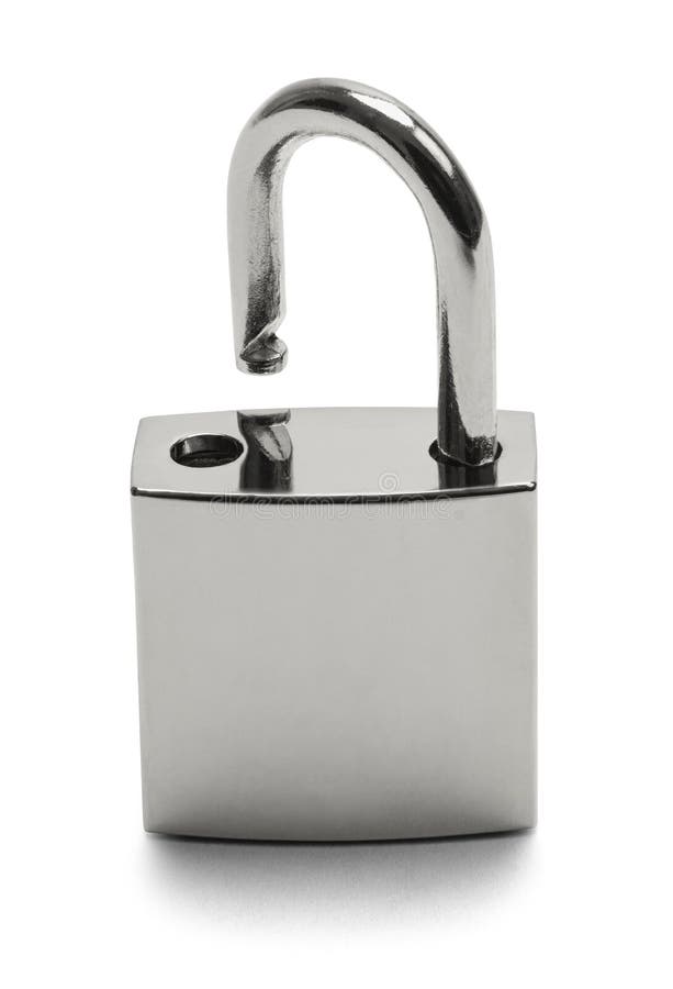 Silver Padlock stock photo. Image of password, security - 15079106