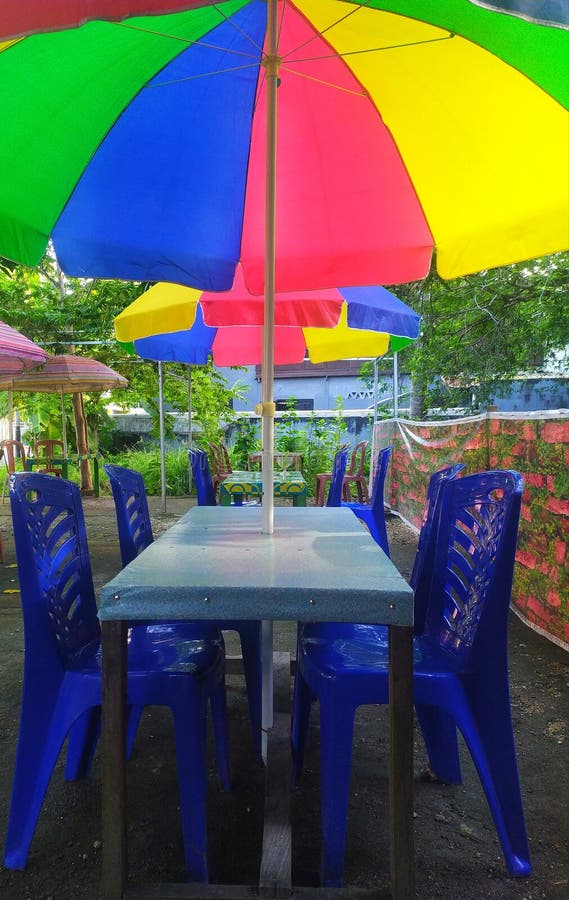 Open and simple food stall stock photo. Image of sell - 295599230