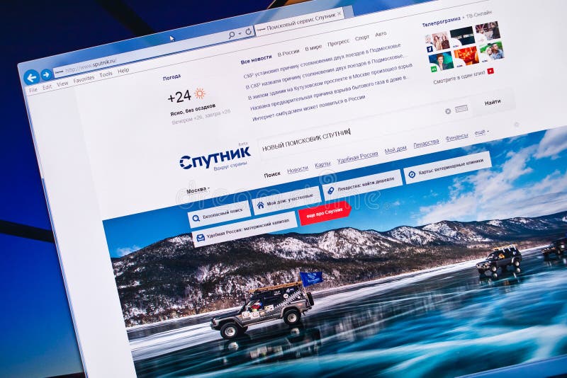 Open site of SEO Sputnik editorial stock image. Image of google - 40888139