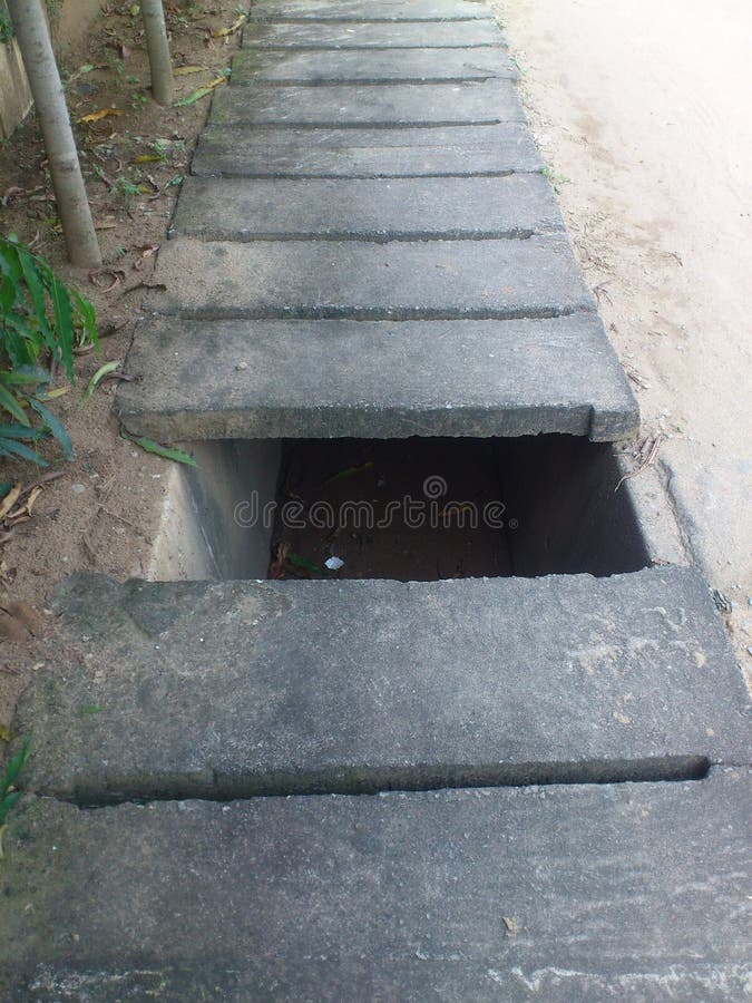 OPEN SKY GUTTER stock photo. Image of aspect, covers - 77668160