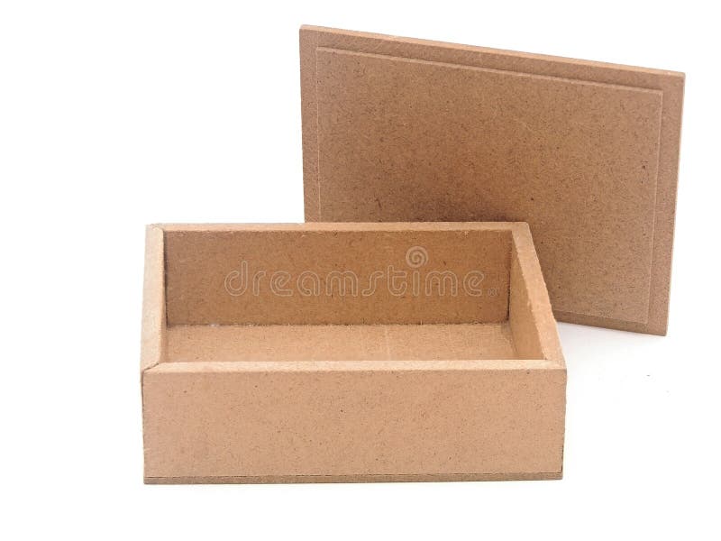 Open small cardboard box stock image. Image of single - 34472091