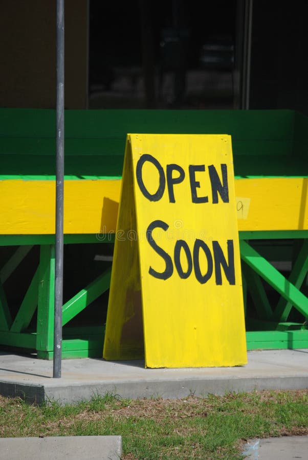 Open soon stock image. Image of copy, room, colorful - 26672327