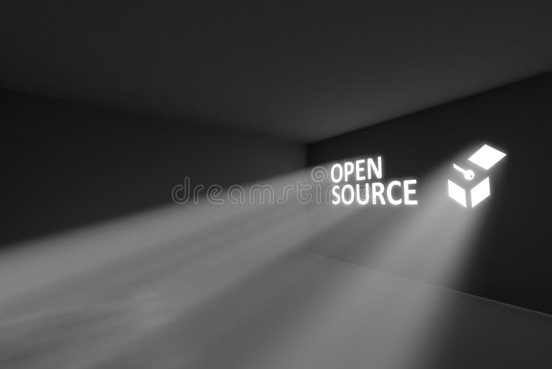 OPEN SOURCE Rays Volume Light Concept 3d Stock Illustration ...