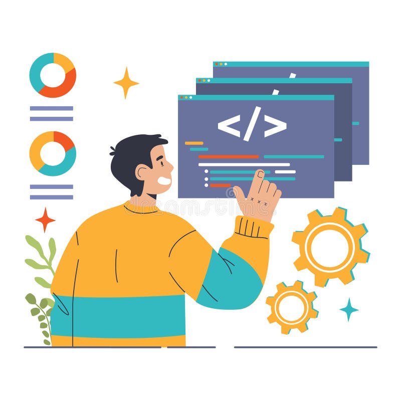 Open Source Software With Code Available For Use Modification Stock