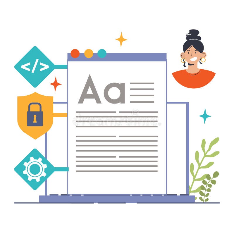 Open Source Concept. Folder As Metaphor of Software Stock Vector ...