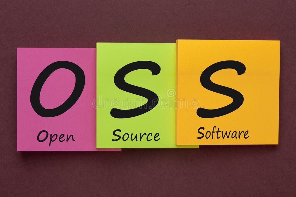 Open-Source Software OSS stock image. Image of network - 121056897